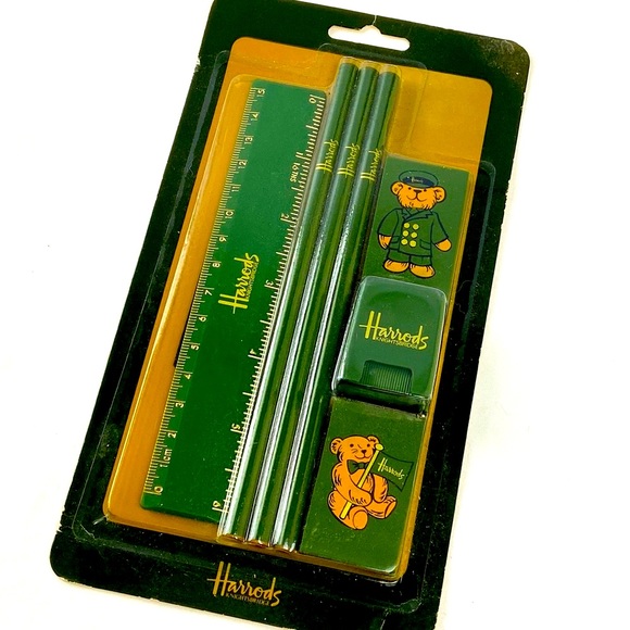 Office | Vintage British Harrods Knightsbridge Complete School Pencil ...